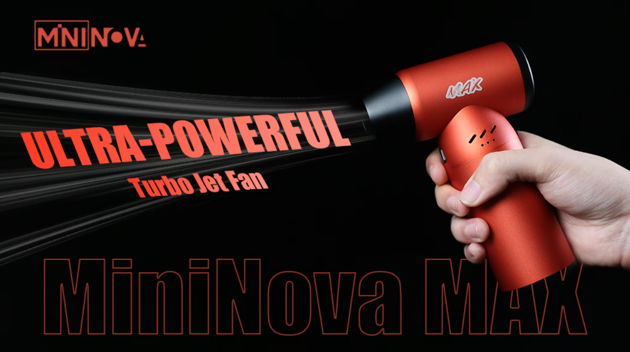 MiniNova MAX 131,000RPM Turbo Jet Fan: Powerful Cooling Solution ...